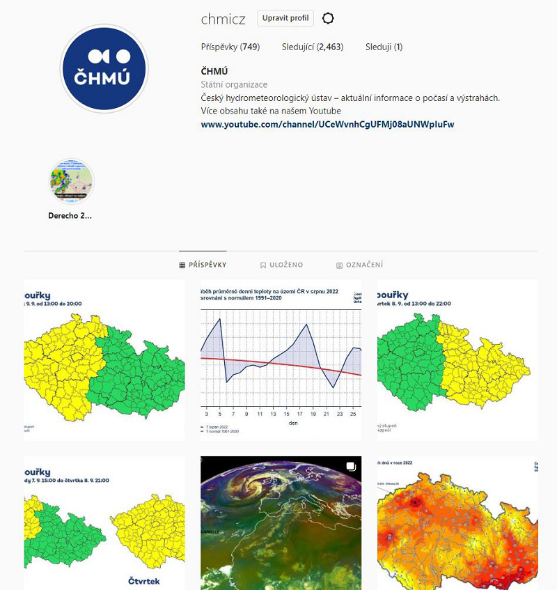 Portál ČHMÚ : Informace a služby : ČHMÚ pro média